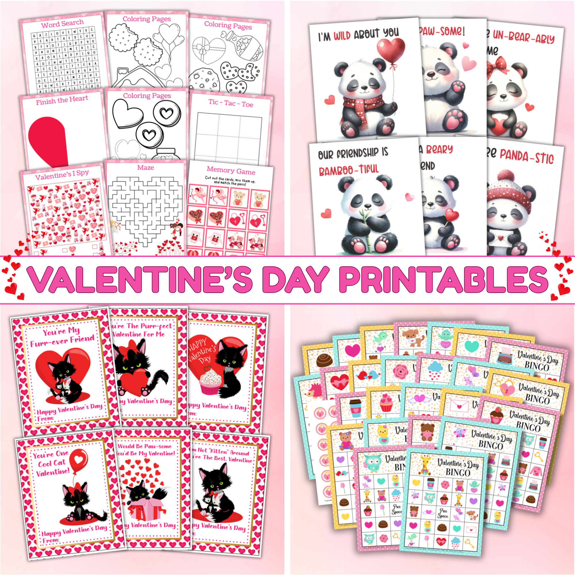 Valentine's Day Printables – Fun Money Mom