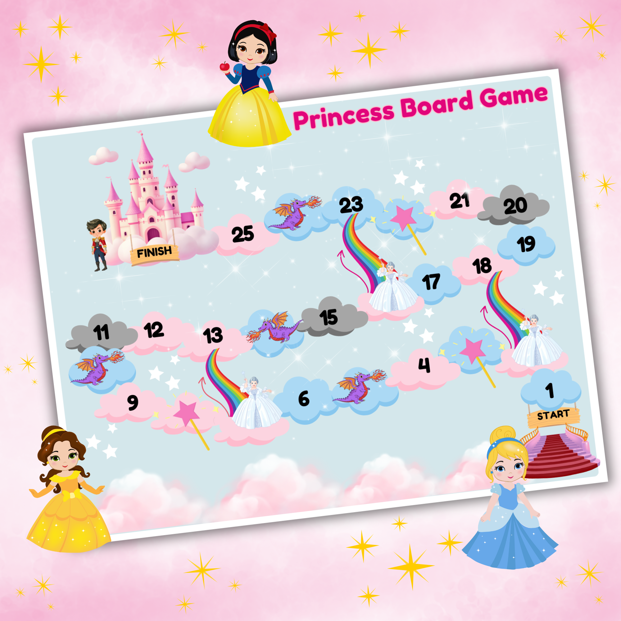 Princess Board Game – Fun Money Mom